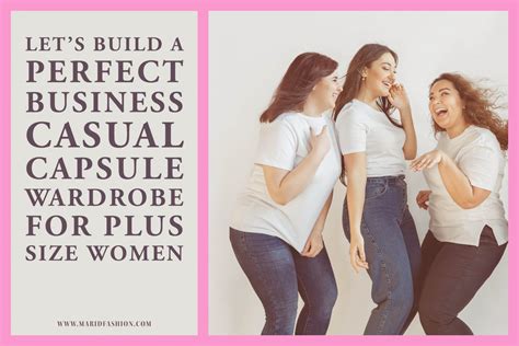 How To Create Plus Size Business Casual Capsule Wardrobe