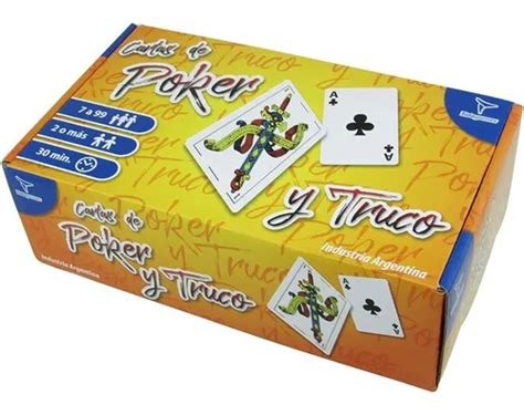 Juego De Cartas De Póker Y Truco Mazo De Naipes Clásico