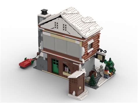 Lego Moc Modular Alpine Lodge Modification Of Set 10325 By Brick