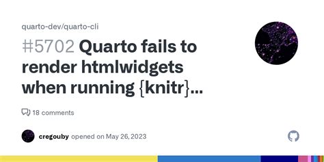 Quarto Fails To Render Htmlwidgets When Running Knitr 143 With Error In `addhtmlcaption