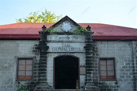 Fasad Pusat Budaya Taal Di Batangasphilippines Batangas Menampilkan