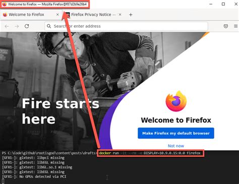 Running Linux Desktop Apps From A Docker Container On Windows With
