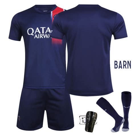 Paris Saint Germain Barn Hjemmedrakt 2023 24 PSG Billige Fotballdrakter