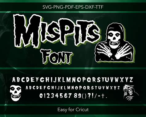 Punk Rock Svg Misfits Font Misfits Shirt Svg Cricut Svg Misfits