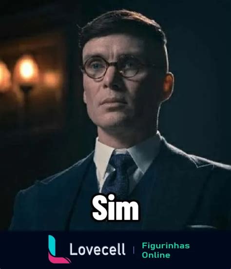 Figurinha Figurinha Sim Peaky Blinders Para WhatsApp Lovecell