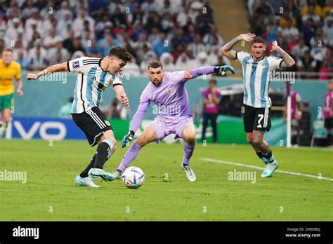 Al Rayyan Qatar December 3 Player Of Argentina Julián Álvarez