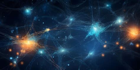 Premium Photo Background Simulating A Network Of Neural Connections