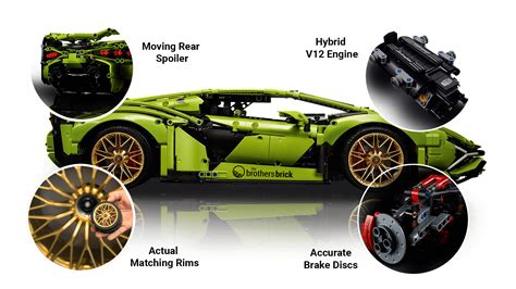 Lego Technic Lamborghini Sián Fkp 37 Unveiled Has 3696 Pieces And