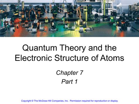 Quantum Theory And Atomic Structure Presentation