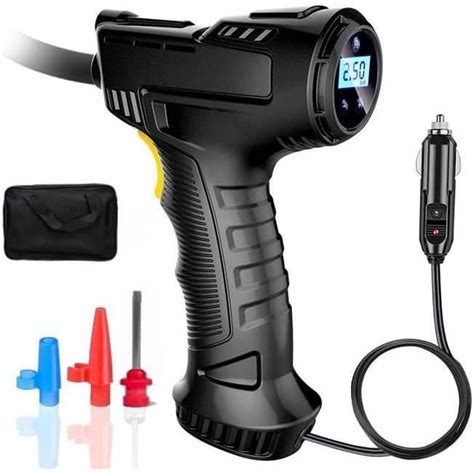 Gonfleur De Pneu 150 Psi Avec Manomètre Numérique U2013 Pompe A Ir Polyvalente For Pneus De