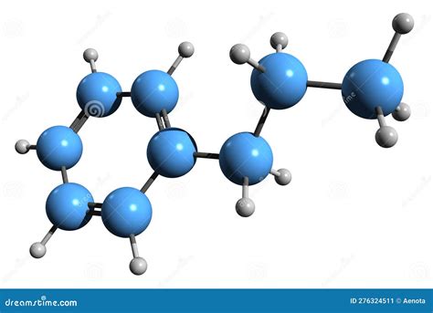 3d Image Of Propyl Salicylate Skeletal Formula