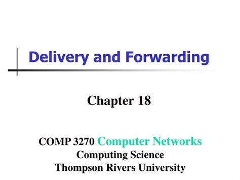 PPT Packet Delivery And Forwarding In Computer Networks PowerPoint Presentation ID