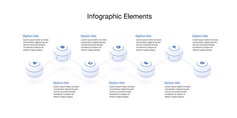 7 단계 구체가있는 비즈니스 프로세스 차트 인포 그래픽 구형 워크플로우 그래픽 요소 회사 흐름도 프레젠테이션 슬라이드 아이소메트릭 디자인의 벡터 정보 그래픽입니다 등측투영법