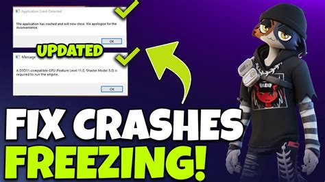 How To Fix Crashing And Freezing In Fortnite Chapter 3 Season 4 Application Hang Detected