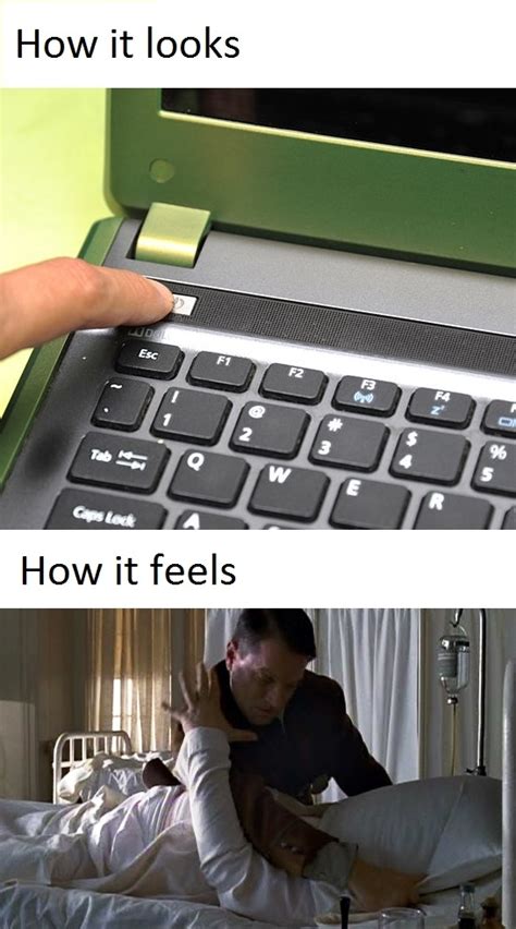 Whenever I Hard Shut Down My Laptop Meme Guy