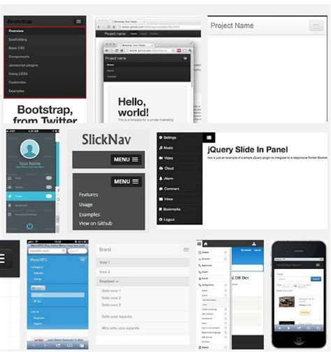 Bootstrap Responsive Navigation Menu Sidebar At Lee Porter Blog