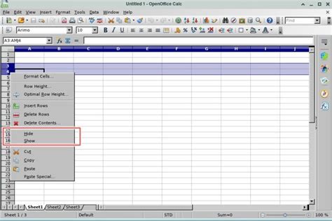 How To Hide Columns And Rows In LibreOffice And OpenOffice Libreofficehelp