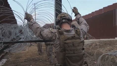 Us Marine Corps Combat Engineers Are Securing Our Souther Border