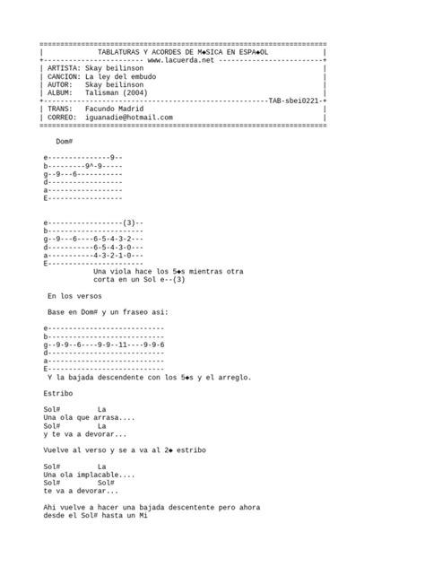 La Ley Del Embudo Pdf