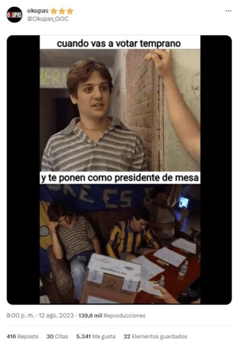 Los Mejores Memes De Las Elecciones La Patriada Web