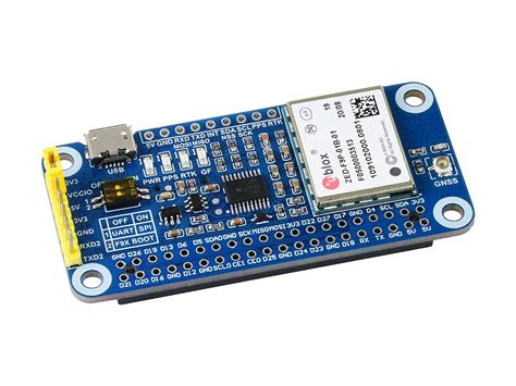 Buy Waveshare Zed F9p Gps Rtk Hat For Raspberry Pi And Jetson Nano