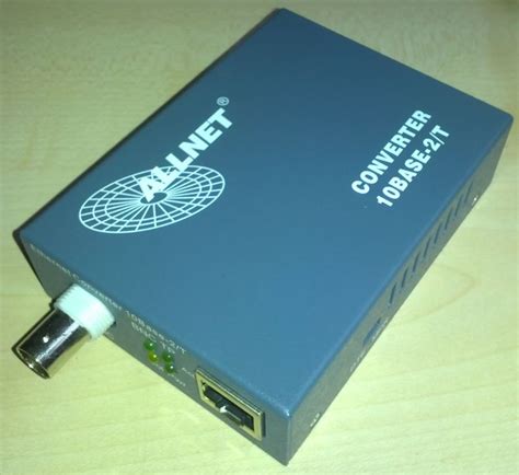 Allnet Shop De Allnet Medienkonverter 10baset Rj45 10base2 Bnc
