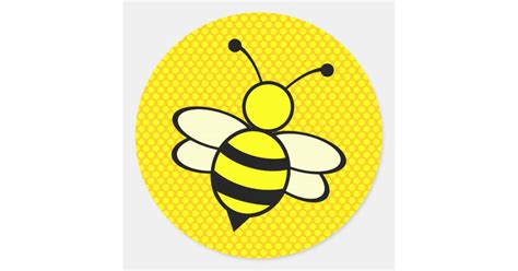 Bee Classic Round Sticker