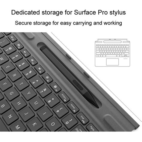 For Microsoft Surface Pro 8 9 X Bluetooth Keyboard Magnetic Tablet Wireless Touch Backlit For Microsoft Surface Pro 8 9 X Bluetooth Keyboard Magnetic Tablet Wireless Touch Backlit