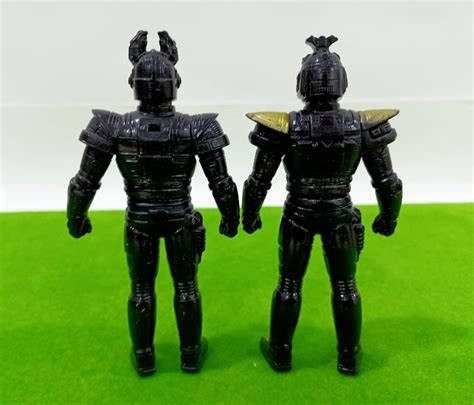 Yutaka B Fighter Kabuto Gold And Silver Sofubi Made In Korea Year 1996