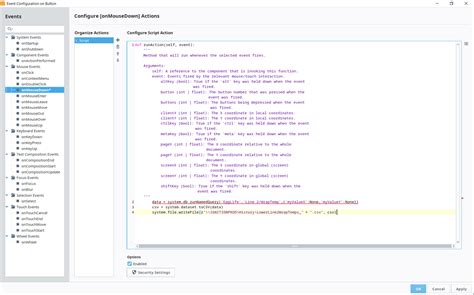 Export To Csv Using Perspective 80 Ignition Inductive Automation Forum
