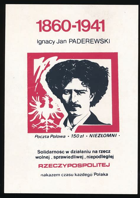 Poczta Polowa Niezłomni Ignacy Paderewski Filatelia sklep