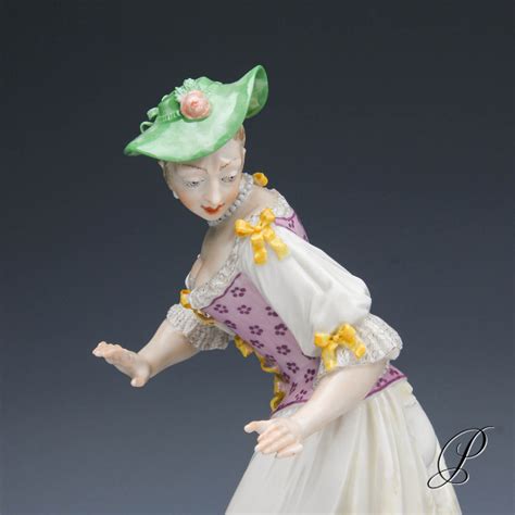 Figur Nymphenburg Dame Mit Zerrissenem Rock Von Franz Anton Bustelli