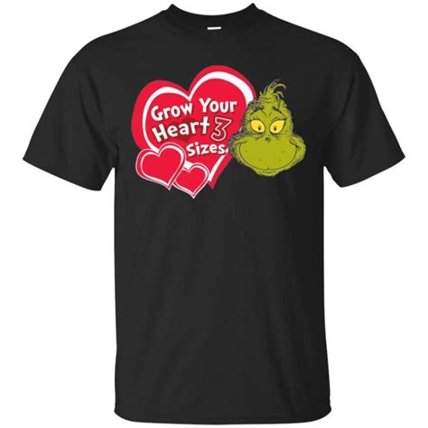 Dr Seuss Grinch T Shirt Grow Your Heart 3 Sizes Readingllc