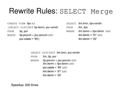 query rewrite starburst model ibm ppt download