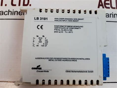 Ceag Lb 3101 Analog Input Module Aeliya Marine Tech