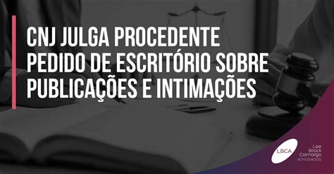 CNJ julga procedente pedido de escritório sobre publicações e