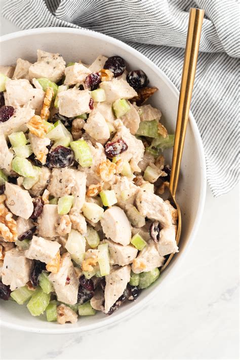 Cranberry Walnut Chicken Salad With Thyme Nutrition