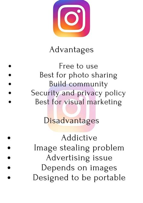 Advantages And Disadvantages Of Instagram