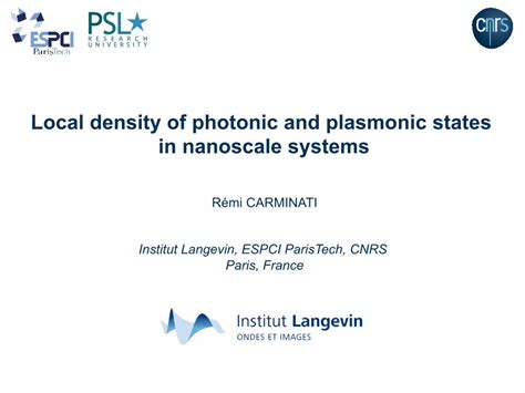 Pdf Local Density Of Photonic And Plasmonic States In · Local Density Of Photonic And