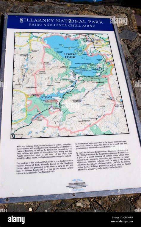 Killarney National Park Trail Map Idsq