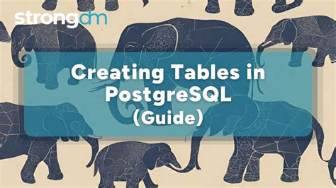 Create A Database In Postgresql Step By Step Guide