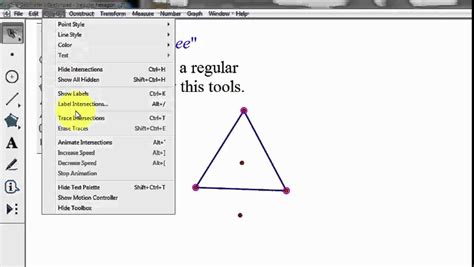 Construct Regular Triangle With GSP YouTube