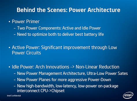Intel Details 4th Generation Haswell Low Power Architecture