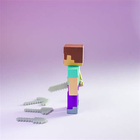 Stl File Minecraft Steve Articulated Print In Place・3d Printer Design