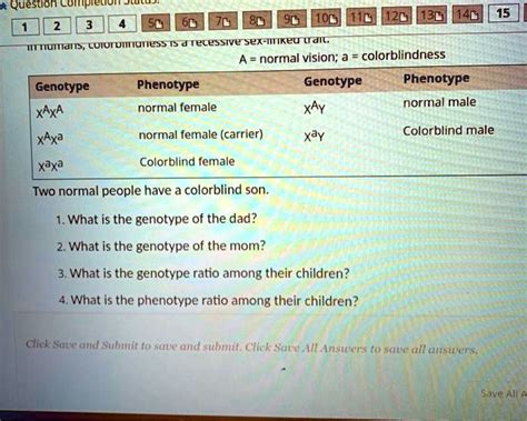Normal Male Genotype
