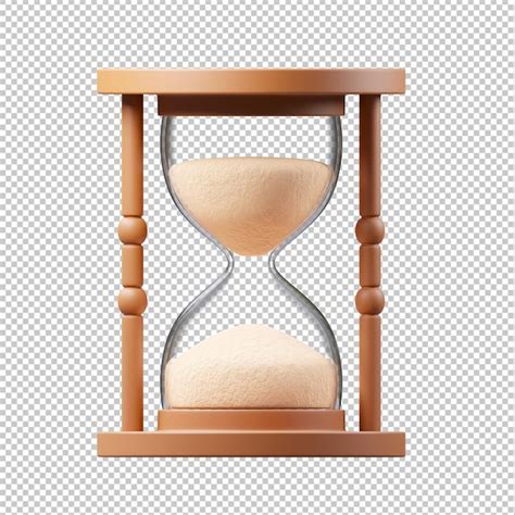 Premium Psd Glasshour 3d Illustration