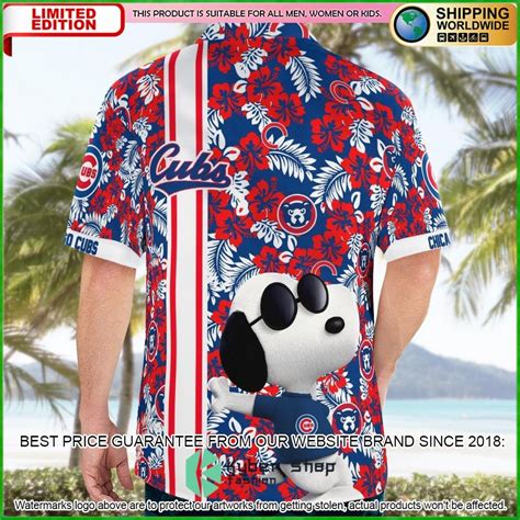 South Bend Cubs Snoopy Hawaiian Set Alienscustom