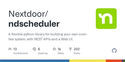 github nextdoor ndscheduler a flexible python library for building