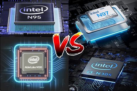 Comparaison Des Benchmarks Du Processeur Intel N95 Vs N97 Vs N100 Vs Core I3 N305