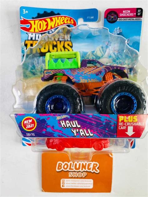 Promo Diecast Hotwheels Monster Truck 2021 Mainan Hot Wheels Mattel